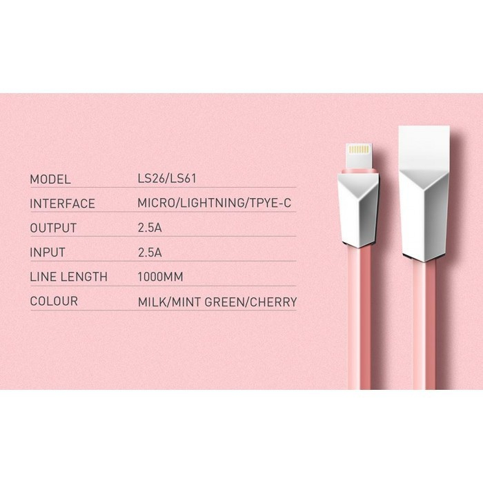 USB DATA CABLE CHARGING LS26 (IPHONE) | Shopee Malaysia