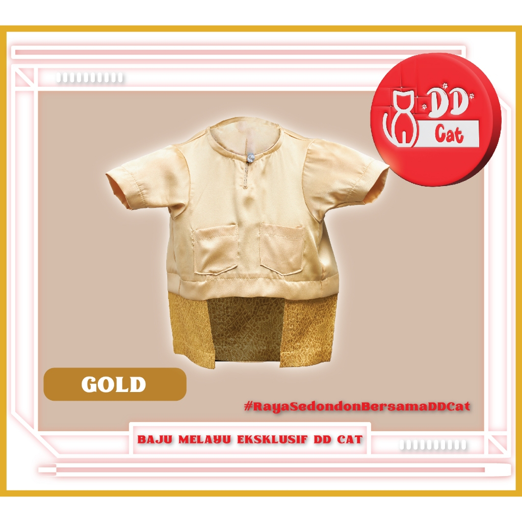 BAJU RAYA KUCING DD CAT Baju Melayu | Shopee Malaysia