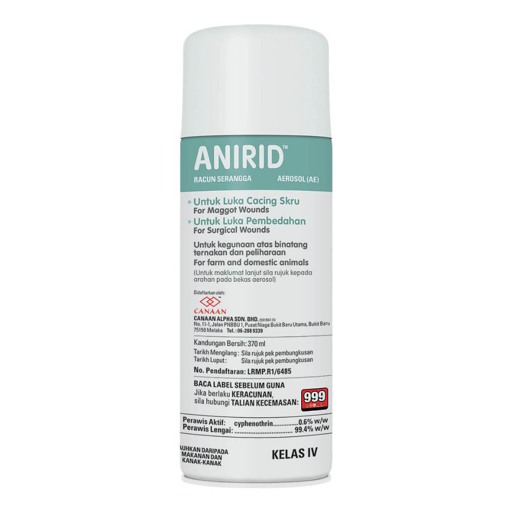 Canaan Anirid Insecticide/Maggot Spray 120mL | Shopee Malaysia