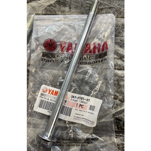 100% ORIGINAL - YAMAHA LC135 Y15 Y110 FRONT WHEEL SHAFT RODA DEPAN ...