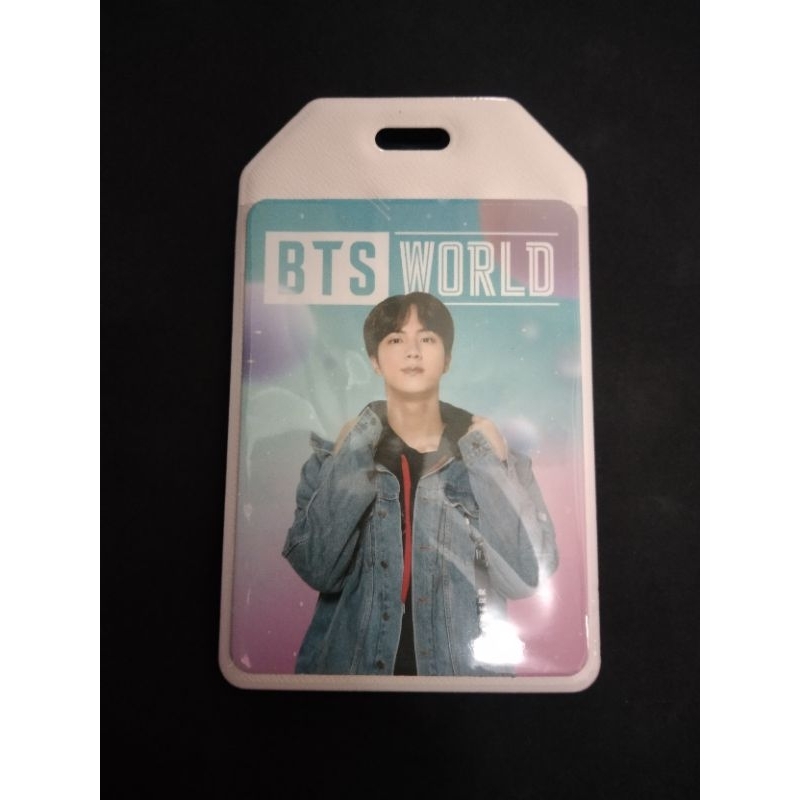 JIN BTS WORLD NAMETAG ORIGINAL | Shopee Malaysia