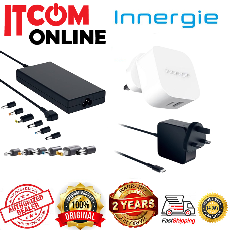 INNERGIE UNIVERSAL NOTEBOOK ADAPTER AC (45W/60W/65W/90W/180W) | Shopee ...