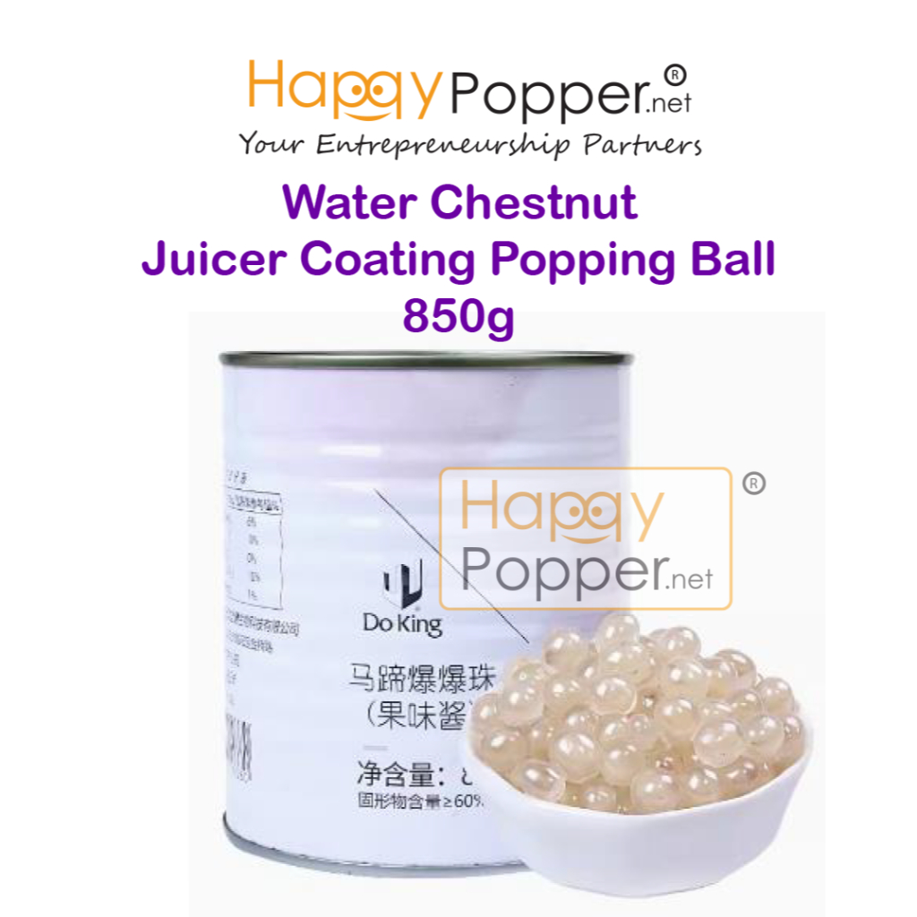 Happypopper Water Chestnut Juicer Coating Popping Boba Ball 850g 850 g ...