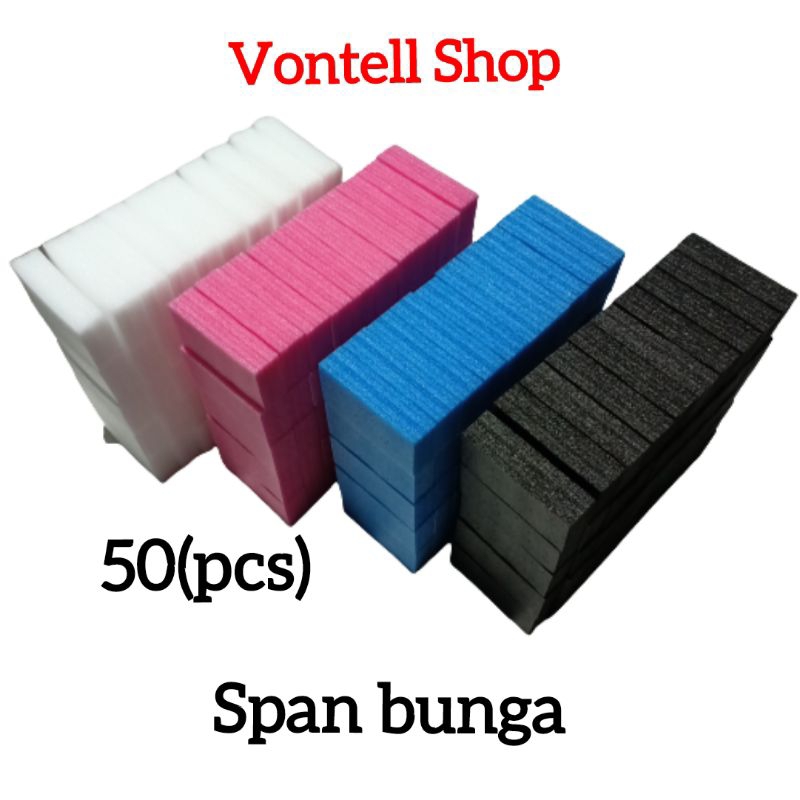 Vontell Shop Span Bunga Tak Berhabuk/Span Kering/Span Bunga/Flower Foam ...