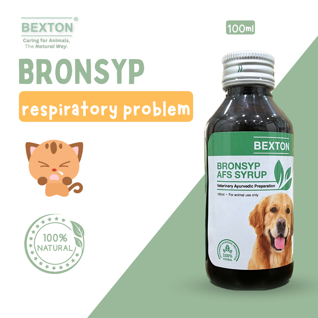 BEXTON BRONSYP AFS SYRUP | Pet Supplements For Cough, Bronchitis and ...