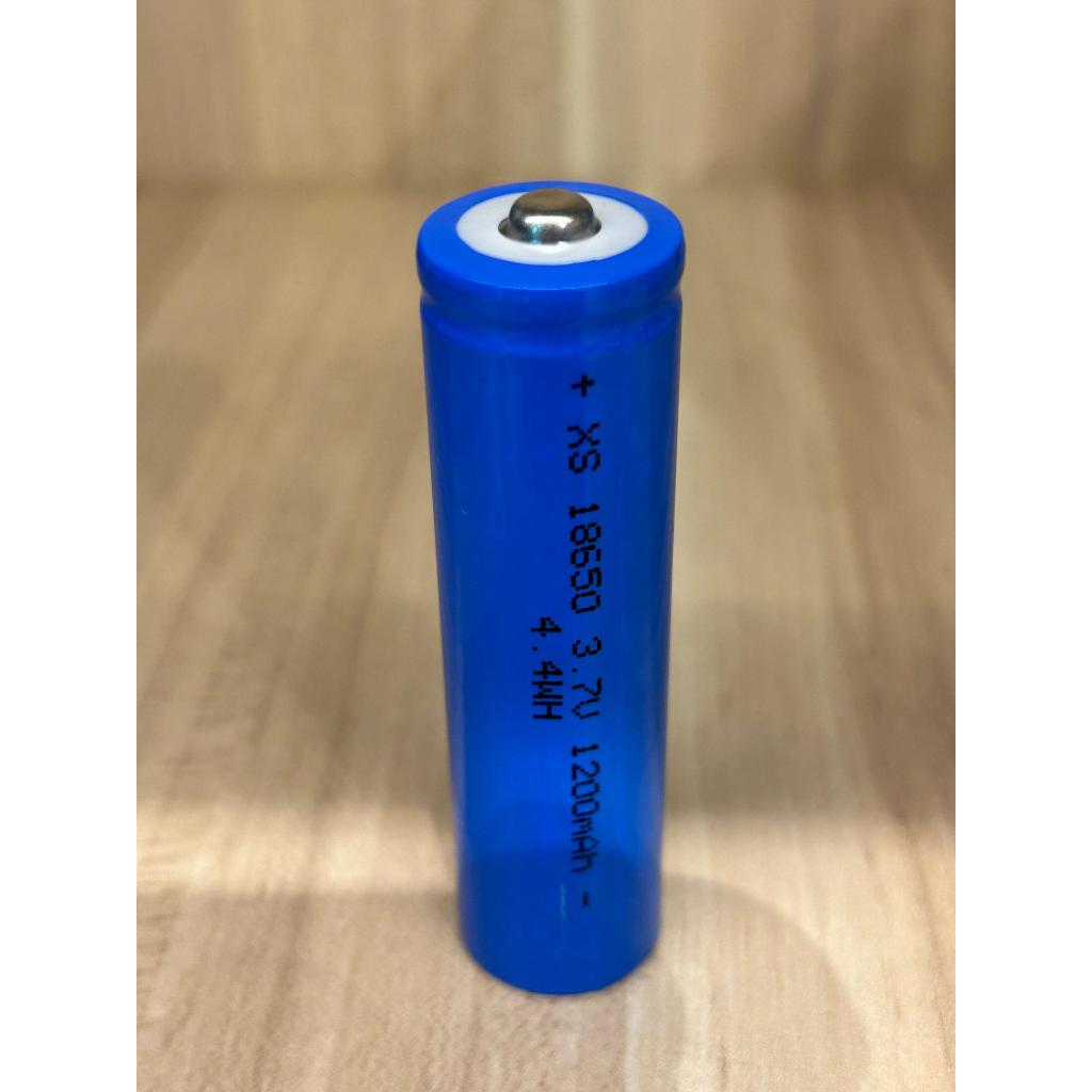 3.7V Rechargeable Battery LI-ION Battery 18650 1200 mAh - 4.4 WH Blue ...