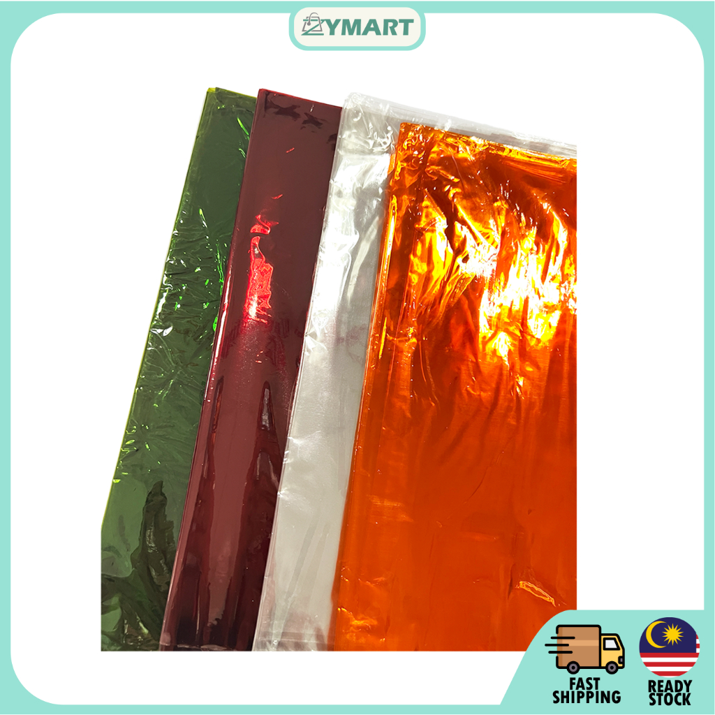 Glass Paper (Large Size) 90x100cm 1sheet | Cellophane Paper Lantern ...