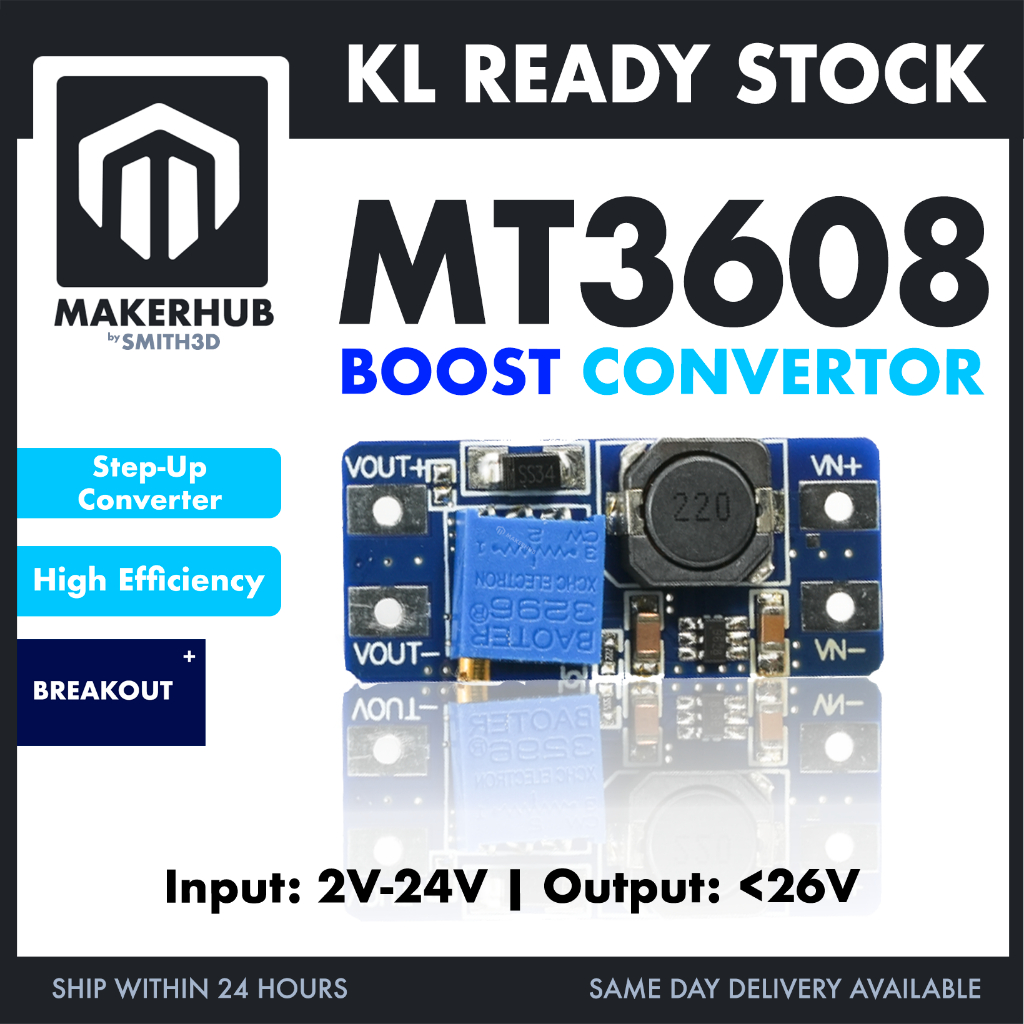 MT3608 Adjustable Step-up Convertor Boost Converter Switching Boost ... MT3608 Adjustable Step-up Convertor Boost Converter Switching Boost ...