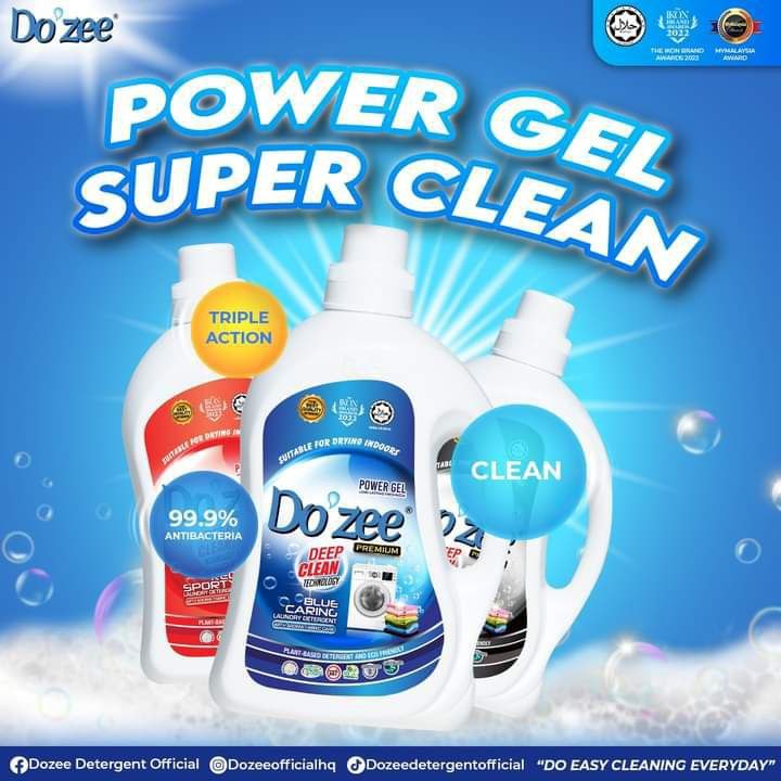 💯Original DOZEE-Power Gel|Deep Clean|4kg|Halal Jakim| | Shopee Malaysia