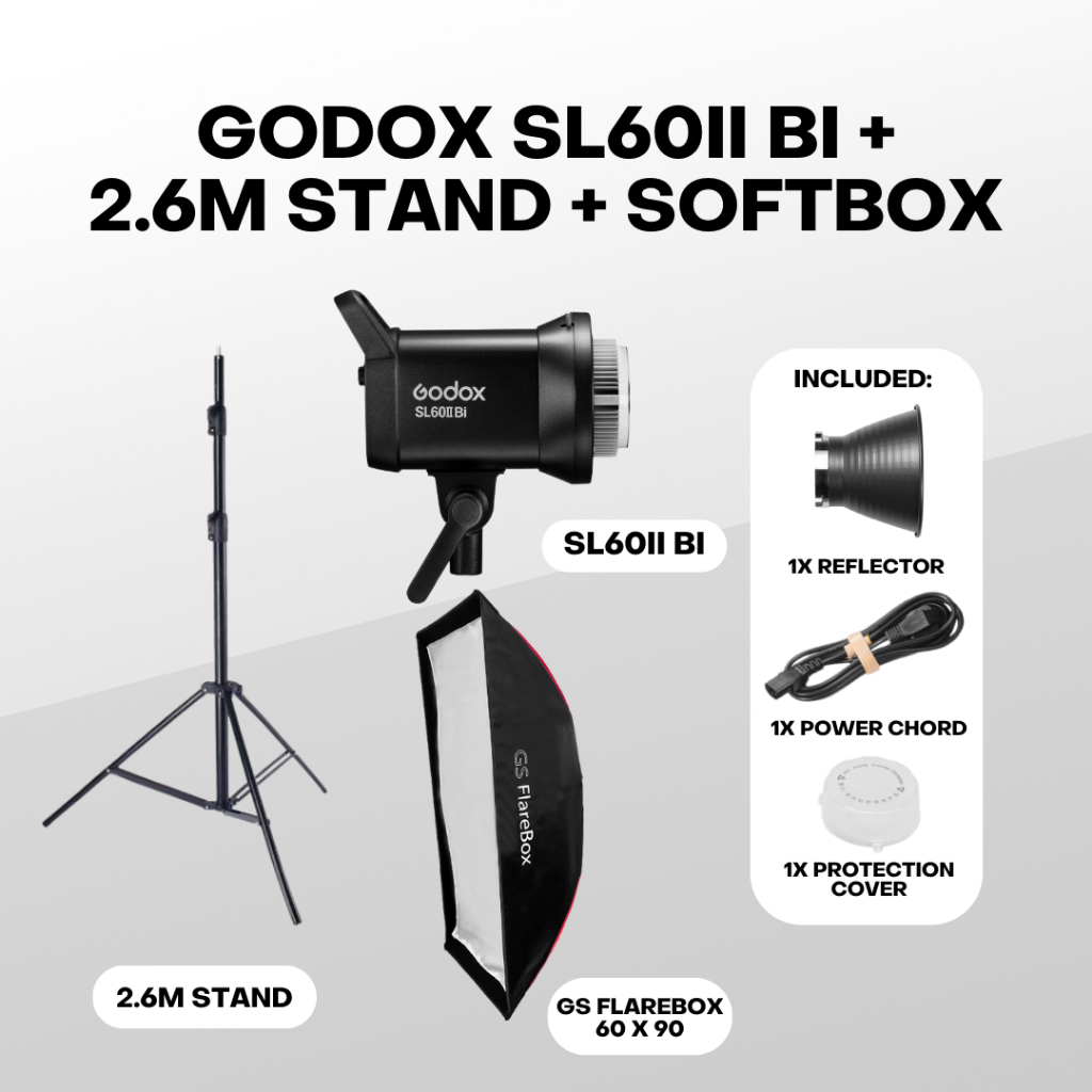Godox SL60W SL60 Version 2 New Model SL60IID SL60II LED Video Light COB ...
