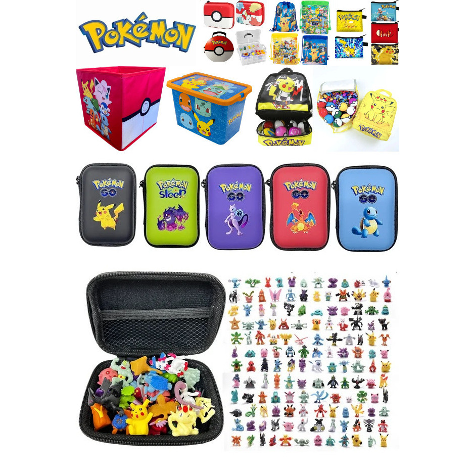 Pokemon Storage Box Bag Protection Case Variation Toy Figure Fidget ...