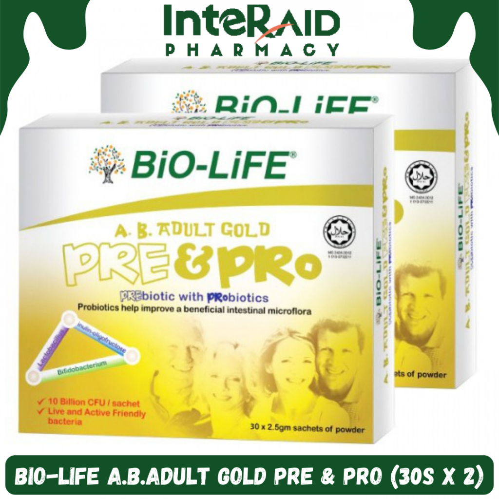 BIO-LIFE A.B.ADULT GOLD PRE & PRO TP (30S x 2BOXS) | Shopee Malaysia