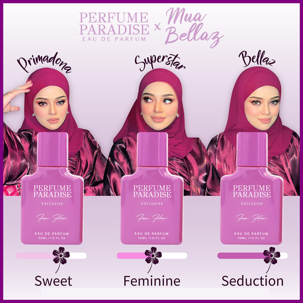 PERFUME PARADISE ORIGINAL HQ EXCLUSIVE FOR HIM | FOR HER | MUA BELLAZ ...