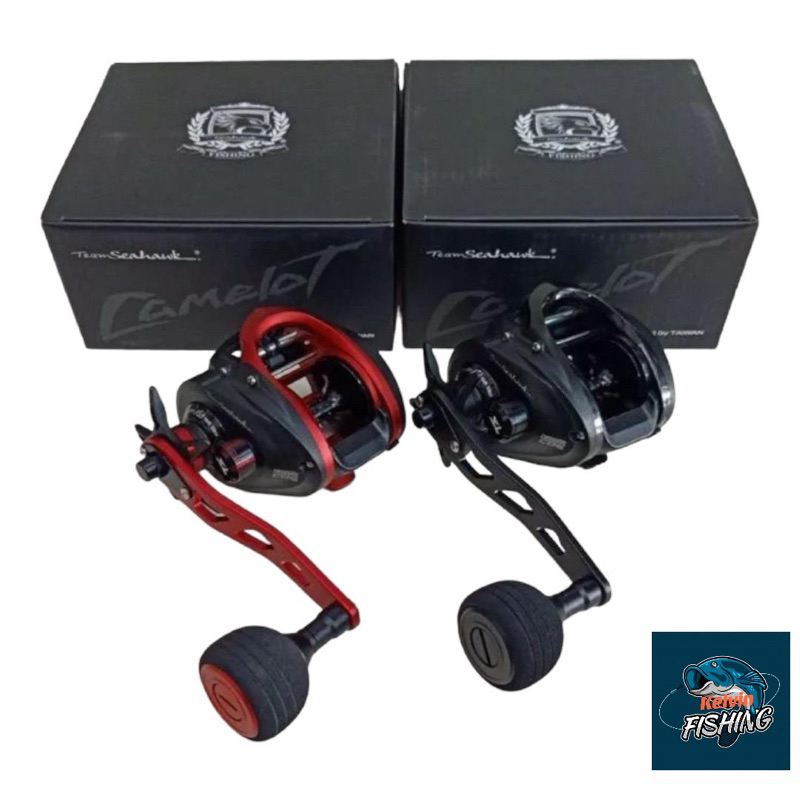 🎈🎈🎈TEAM SEAHAWK THE NEW CAMELOT 305HSL&305XHSL SW JIGGING REEL🎈🎈🎈 ...