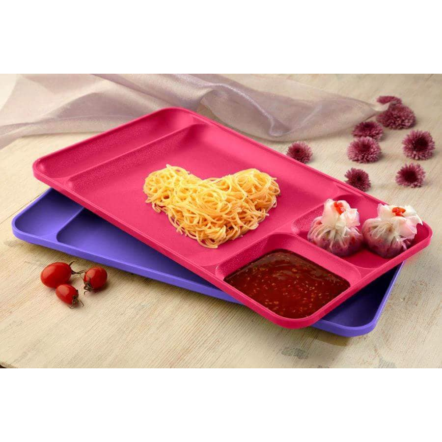 Tupperware Impressions Dining Tray 38cm x 22.6cm x 2.5cm Stackable Tray ...