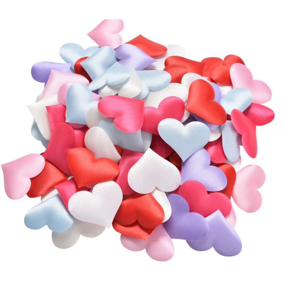 5cm Sponge Love Peach Heart Confetti Heart Shaped Confetti Wedding Fake ...