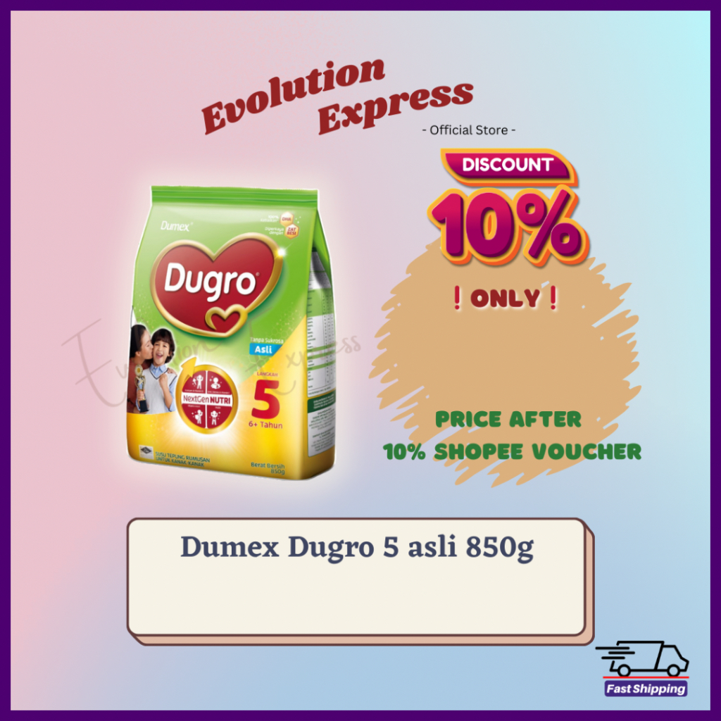 Dumex dugro 5 asli/original *New Packaging (6+ years) 850g EXP 5/2025 | Shopee Malaysia