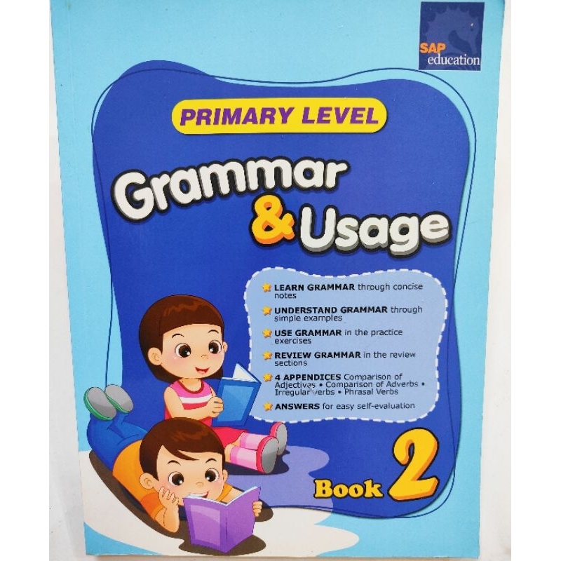 SAP Primary Level Grammar and Usage Book 2 Vocabulary Verb Phrase ...