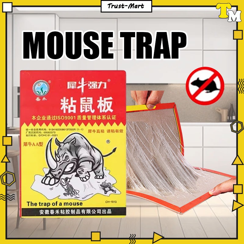 Rat Glue Perangkap Tikus Rat Trap Foldable Pest Control Pad Sticky ...