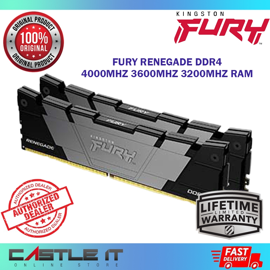 Kingston FURY RENEGADE DDR4 32GB 16GB 8GB 4000MHZ 3600MHZ 3200MHZ High ...
