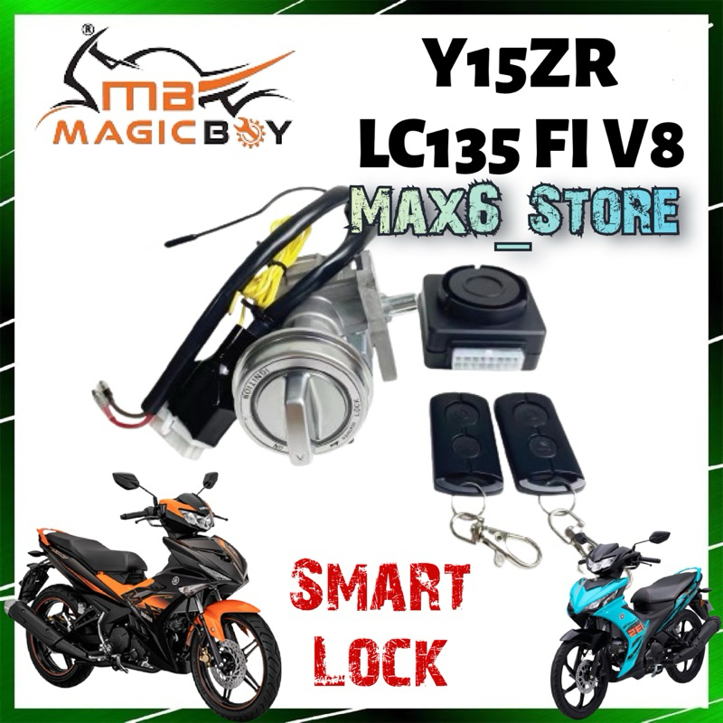 YAMAHA Y15ZR SRL115FI LC135 FI V8 MAIN SWITCH / SMART LOCK MAGIC BOY PNP Y15 LC 135 V8 KEYLESS ...