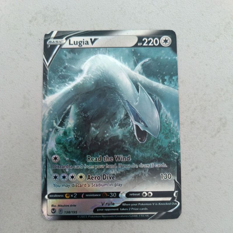 Rarest Pokémon card LUGIA V | Shopee Malaysia