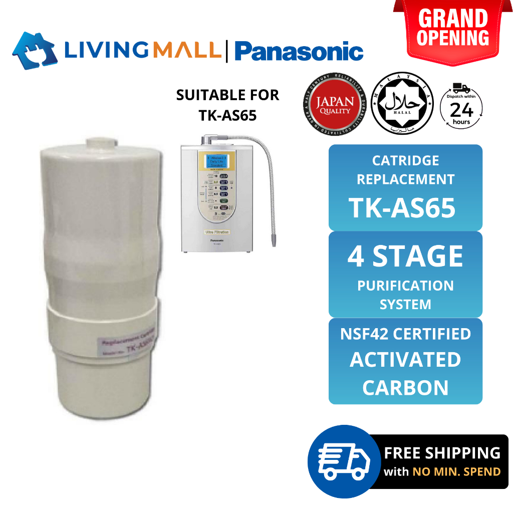 [FREE DELIVERY] PANASONIC TK-AS65C1 WATER FILTER CARTRIDGE FOR TK-AS65 ...