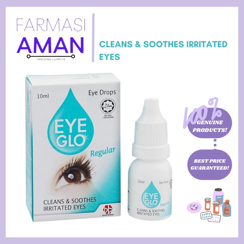 Eye Glo Regular Eye Drops 10ml | Shopee Malaysia