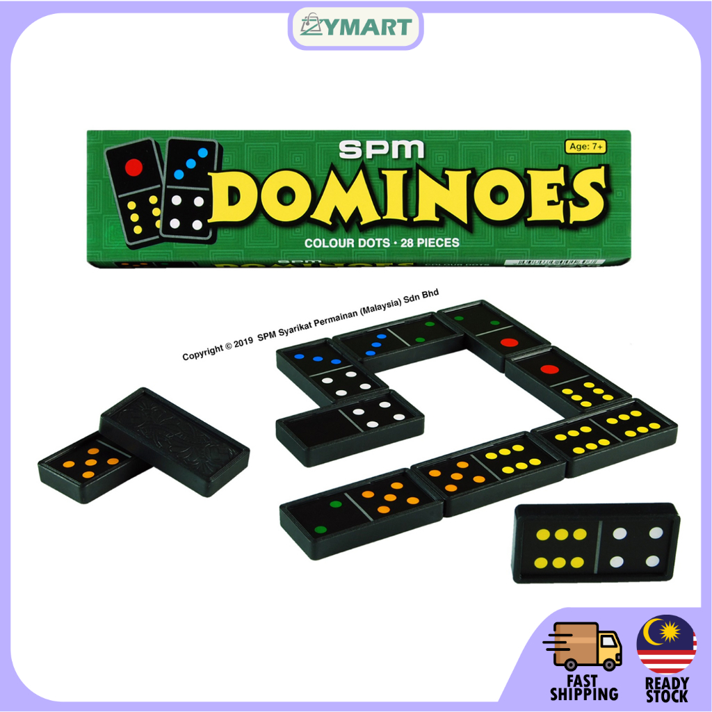 SPM Dominoes Color Dot (28 pieces) SPM160 | Dominoes Games, Family ...