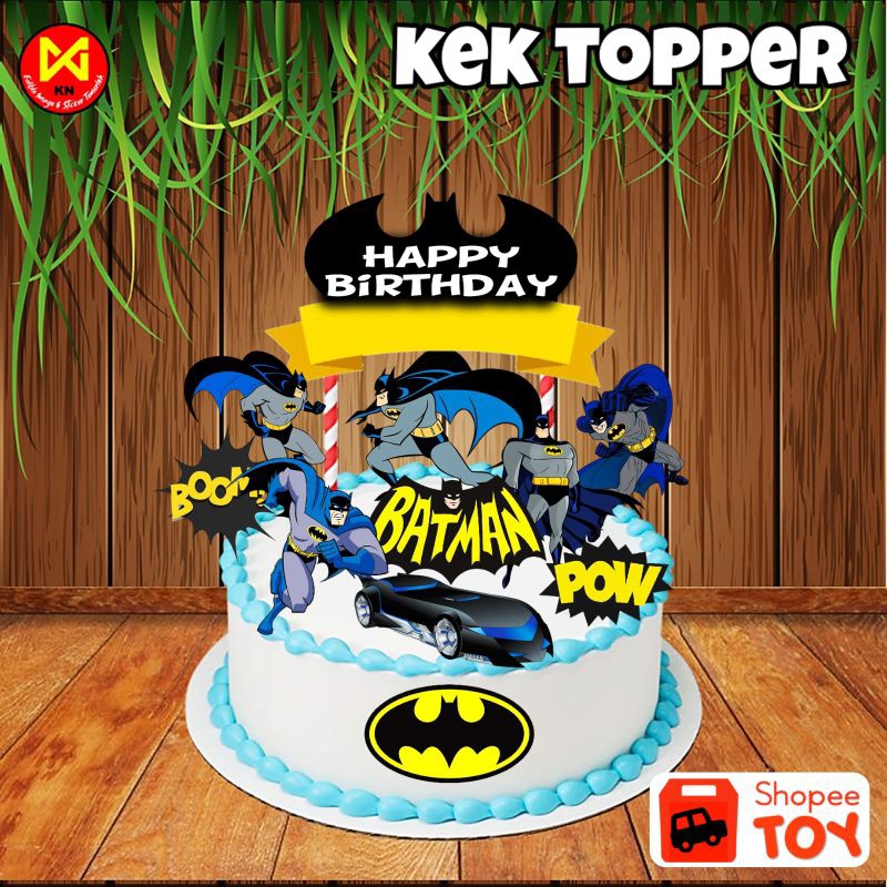 Kek Topper Batman ( Super Hero ) | Shopee Malaysia