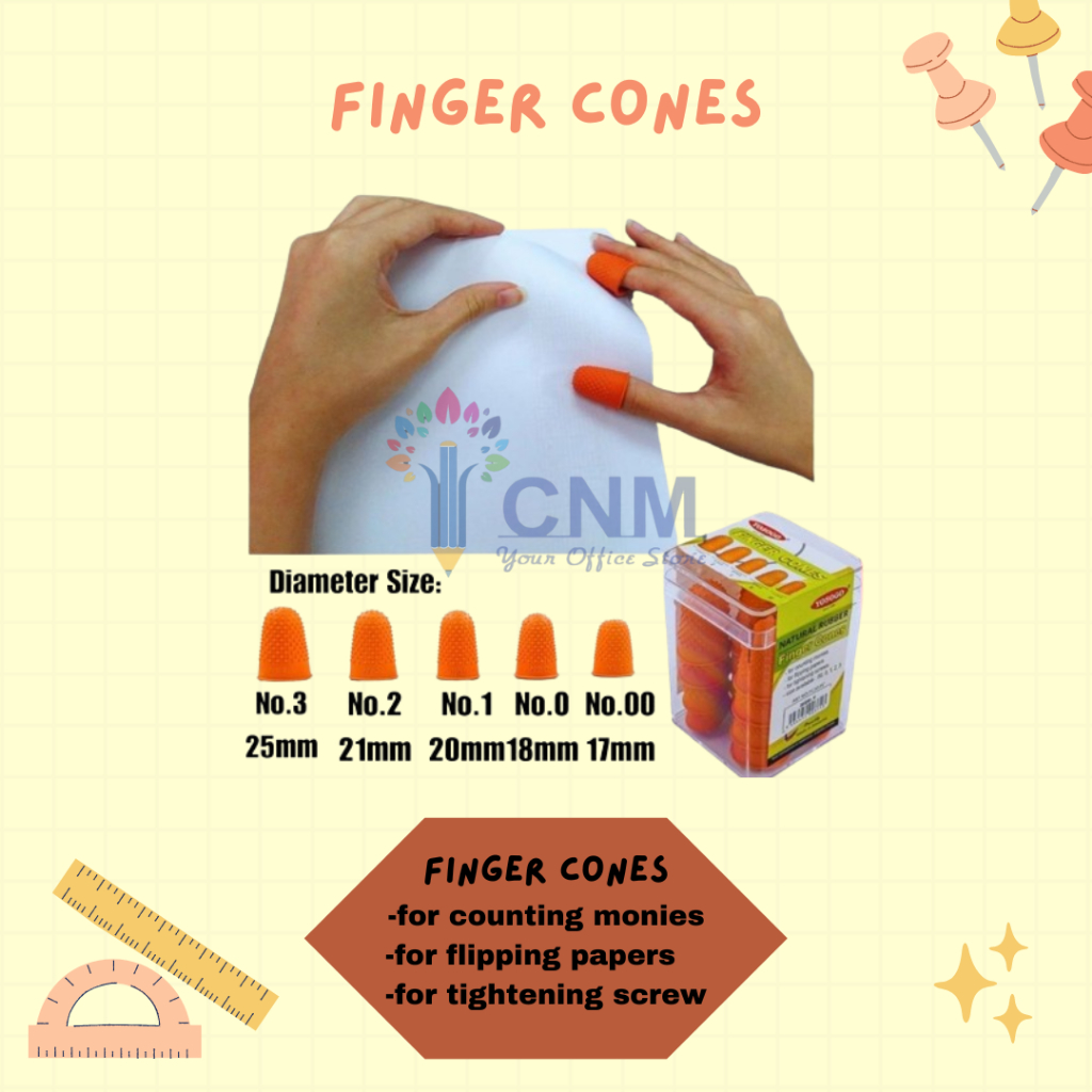 Yosogo 1 pcs Finger Cones Finger Cot Studded Finger Count Protect ...