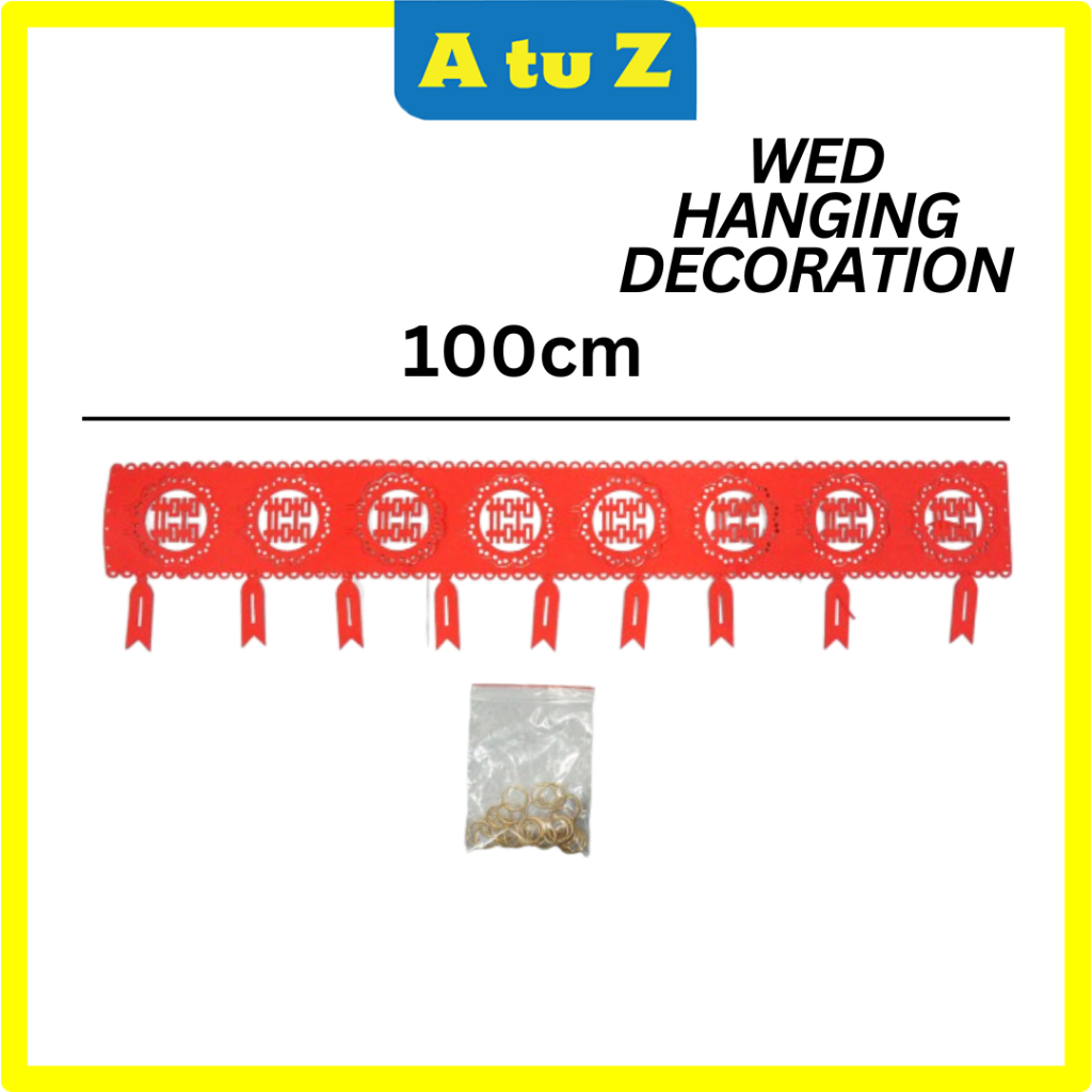 AtuZ HANGING CHINESE WEDDING DECORATION / CHINESE WORDING / WEDDING ...