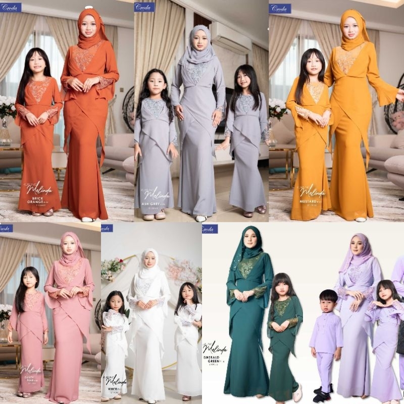 🆕 KURUNG MELINDA 🔥BAJU KURUNG IBU ANAK KURUNG KANAK KANAK KURUNG ...
