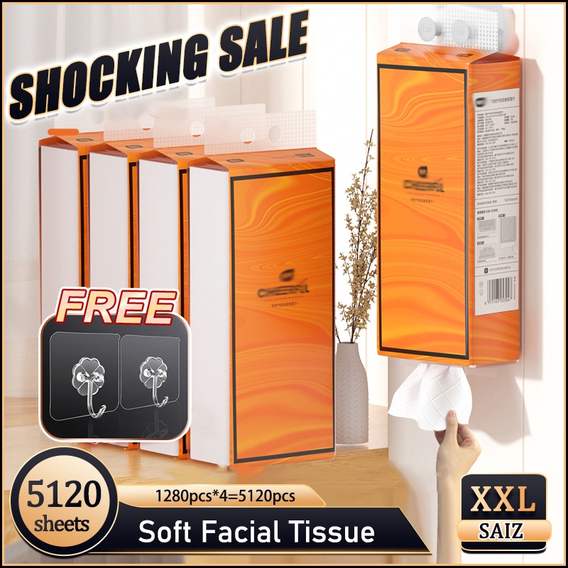 AIR-cushion Cheerful Tissue 4-Ply 1280 sheets 157*175mm Air-cushion ...