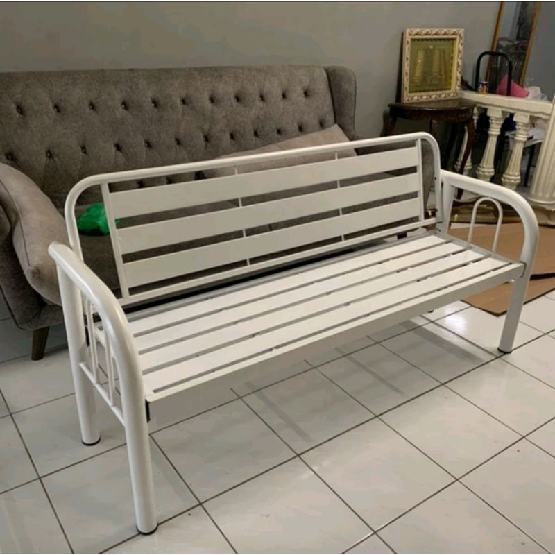 kerusi steel kerusi besi bench chair luar dalam kerusi hiasan | Shopee ...
