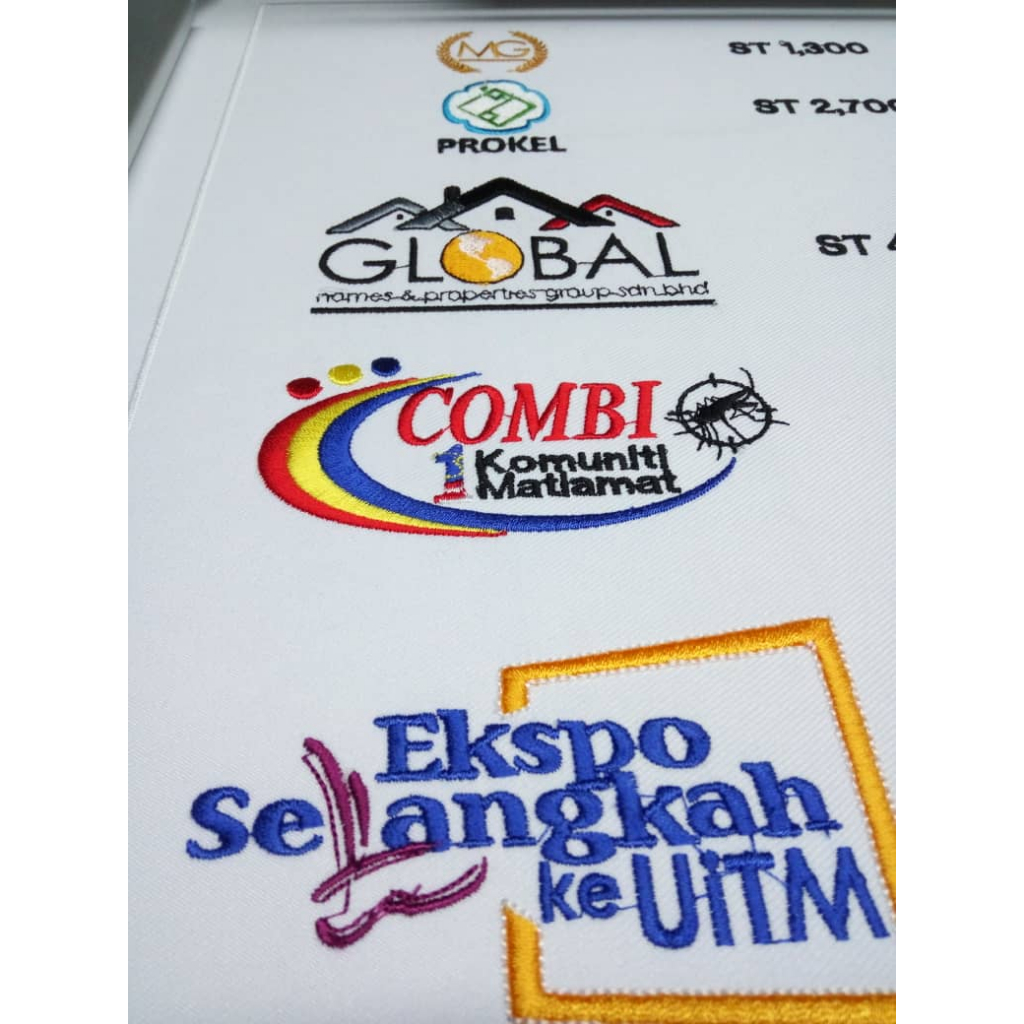 Block Baru Sulam Logo Embroidery Untuk Logo Baru Yang Tak Pernah Lukis ...