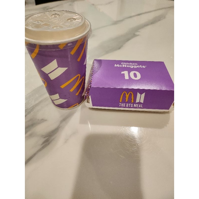 BTS Meal MCD Paper Cup and Nugget Box | Shopee Malaysia