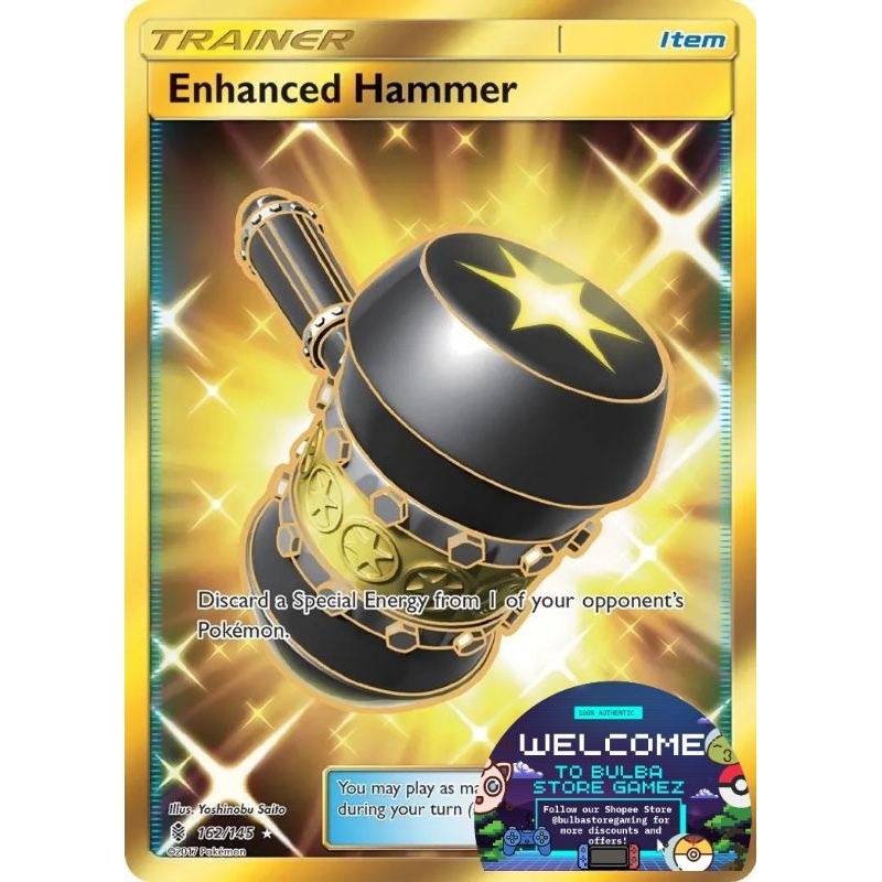 Enhanced Hammer Secret Rare 162/145 SM02 Guardians Rising Pokemon TCG ...