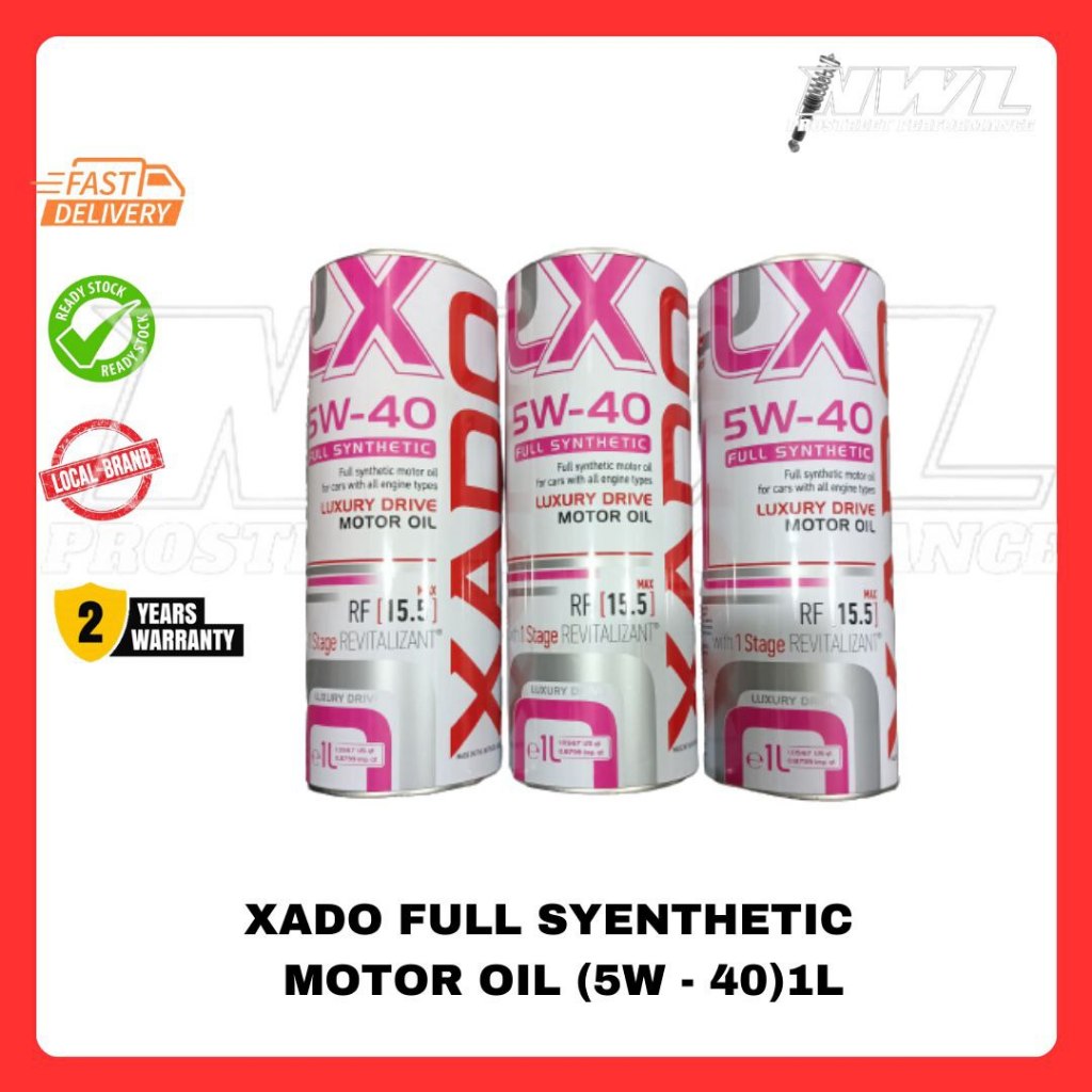 XADO FULL SYENTHETIC MOTOR OIL (5W-40) 1L | Shopee Malaysia