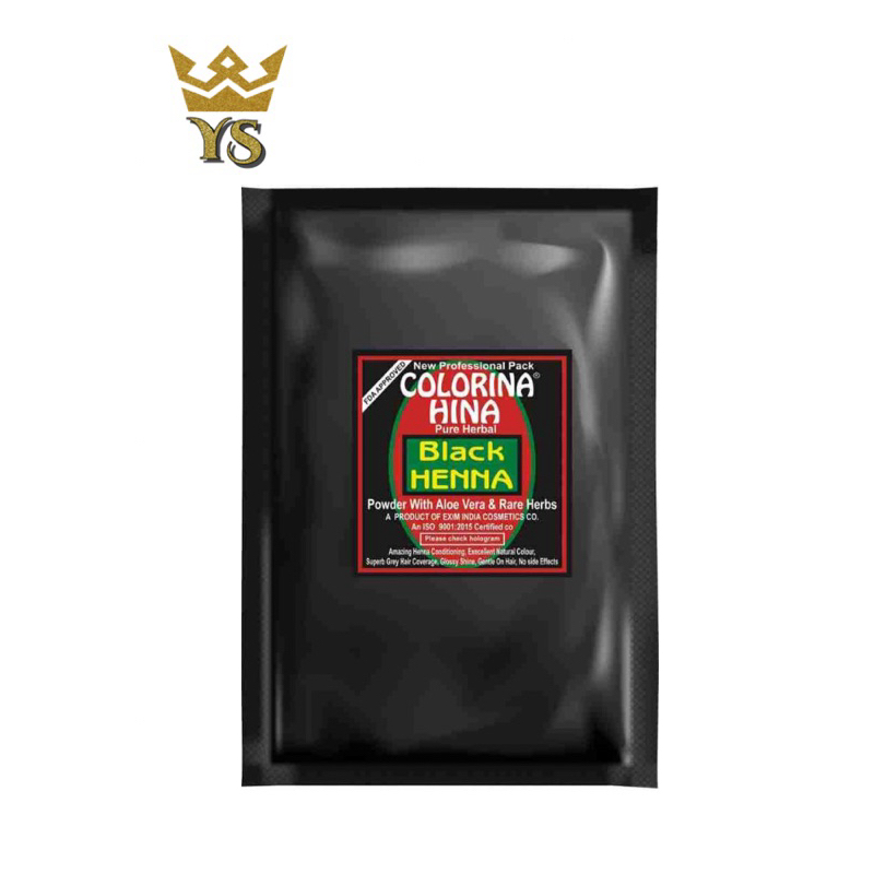 Colorina Hina Black Henna 250g, Professional Pack| Colors Hair not Skin ...