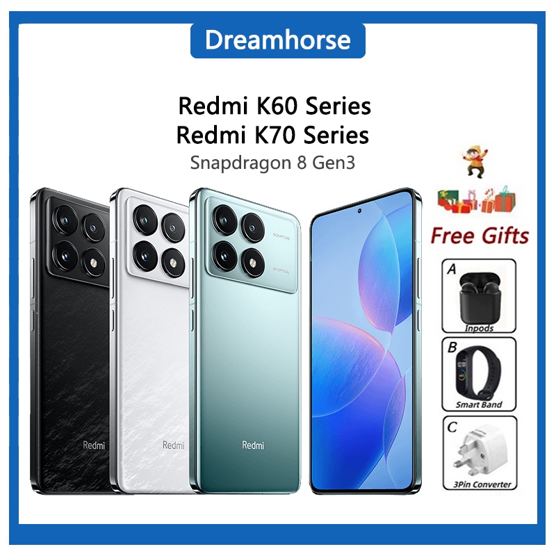【Newset】Xiaomi Redmi K70 Pro/Redmi K70 / Snapdragon 8 Gen3 /Redmi K70E/ Redmi K60 / Gaming Phone ...