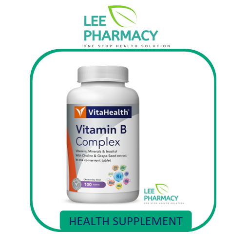 VITA HEALTH VITAMIN B COMPLEX 100's | Shopee Malaysia
