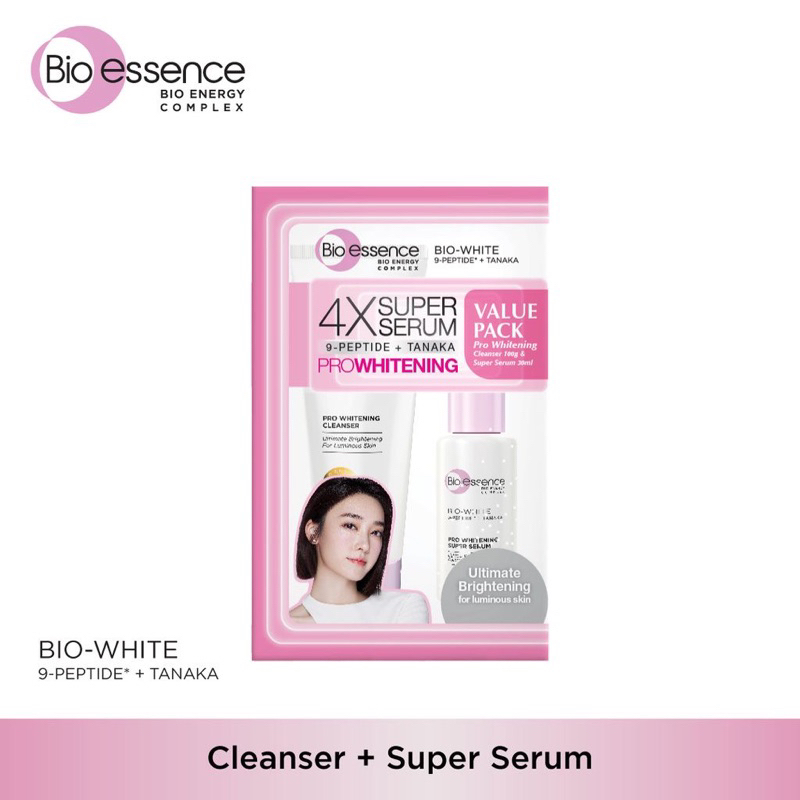 [Skincare Set] Bio-White Pro Whitening Cleanser 100ml + Super Serum ...