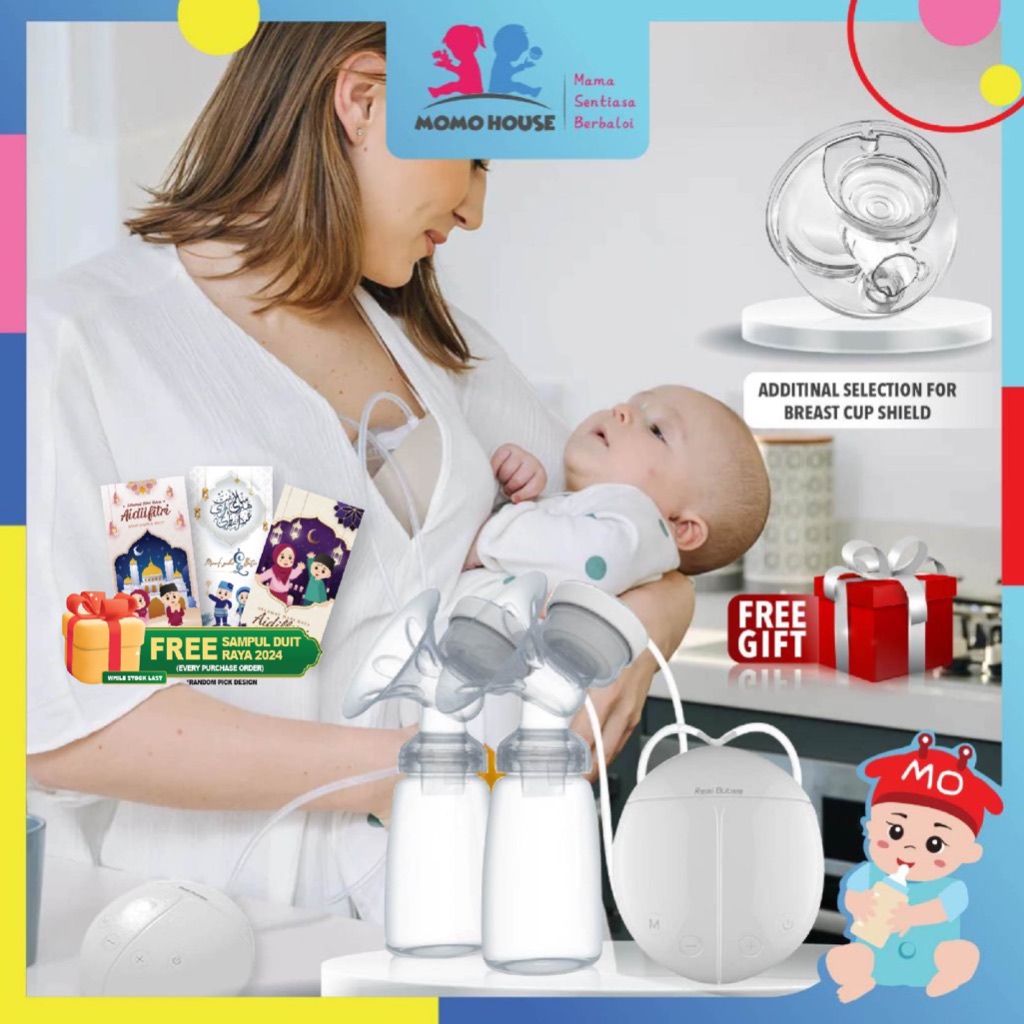 Real Bubee Breast Pump Double Electric Breast pump Pam Susu Bubee ...