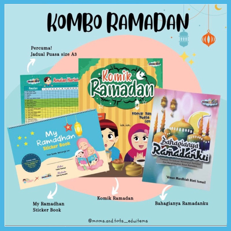 SET PERSEDIAAN RAMADHAN UNTUK KANAK-KANAK | BELAJAR PUASA | CHECKLIST ...