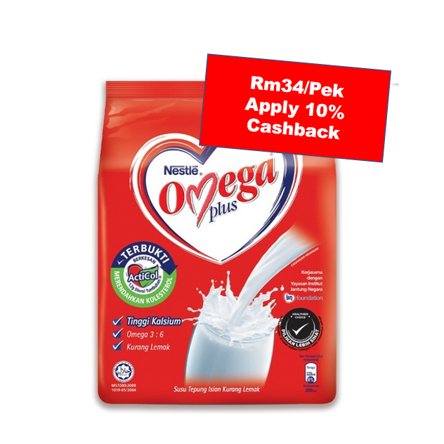 Nestle Omega Plus Milk Powder Softpack (1kg/1.1kg) Exp 31/03/26 | Shopee Malaysia