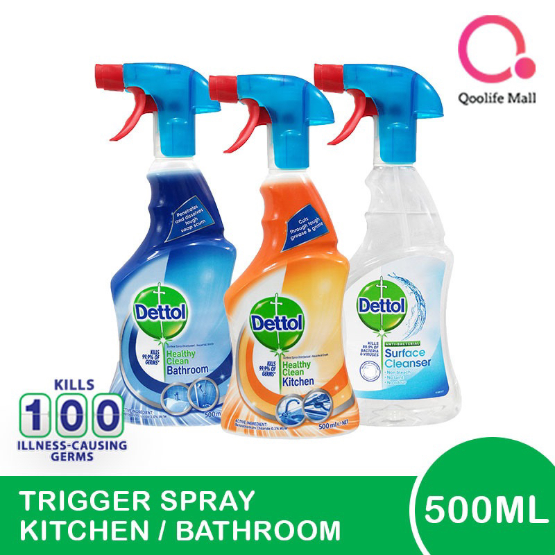 Dettol Trigger Spray Series 500ml / Kitchen / Bathroom / Surface ...
