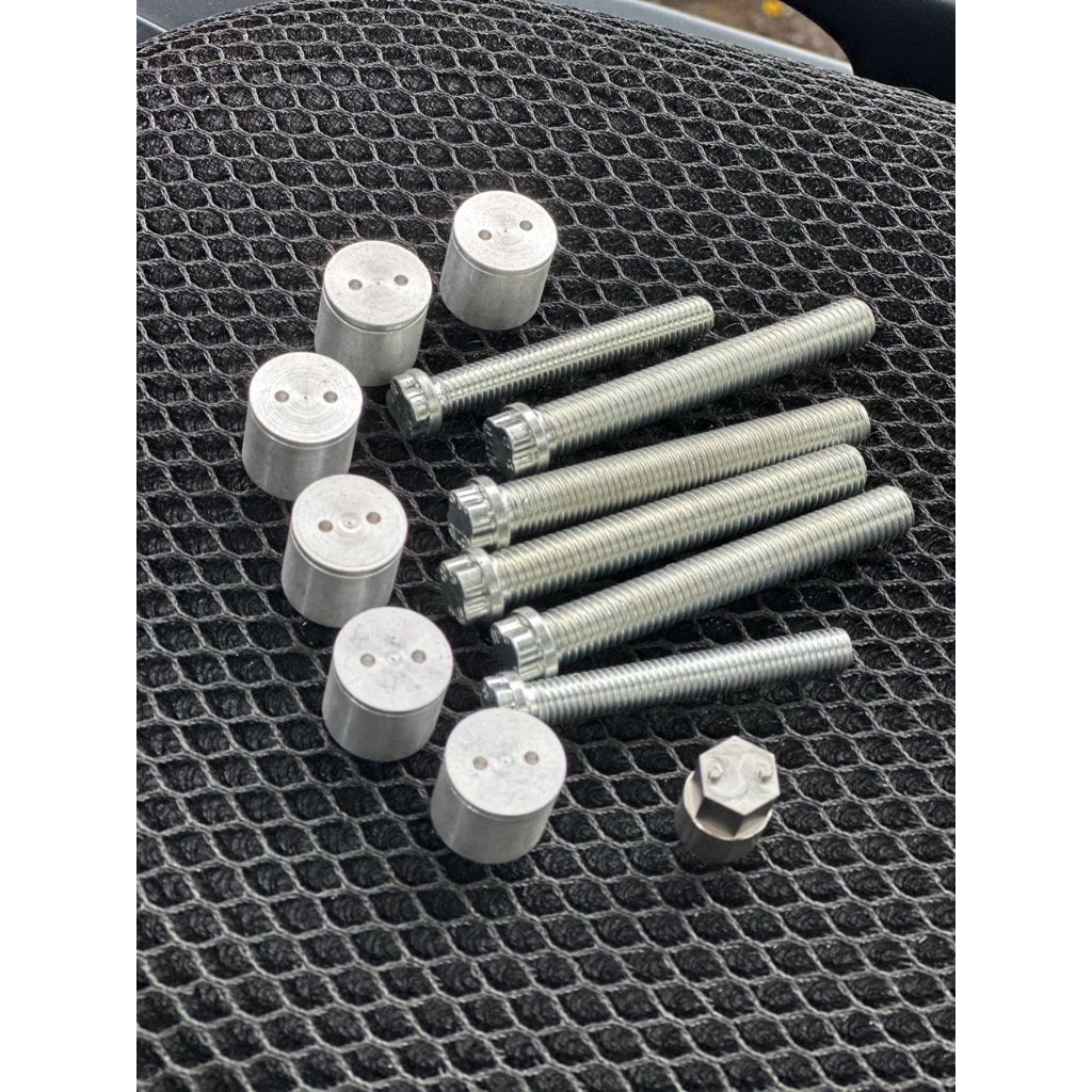 BRAKE CALIPER SPECIAL KEY SCREW LOCK SAFETY ANTI-THIEF STEEL TREAD 1 ...