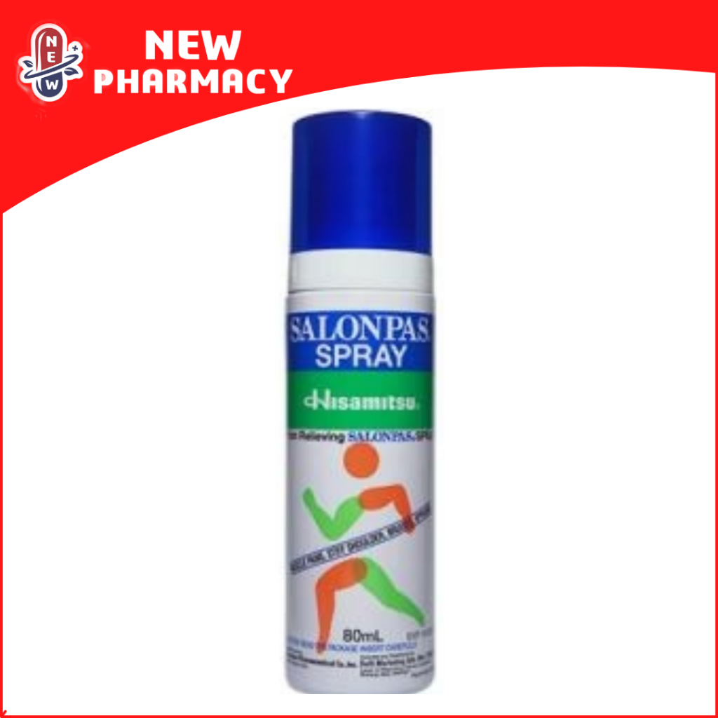 Salonpas Spray 80ml for muscle and joint pain | Shopee Malaysia