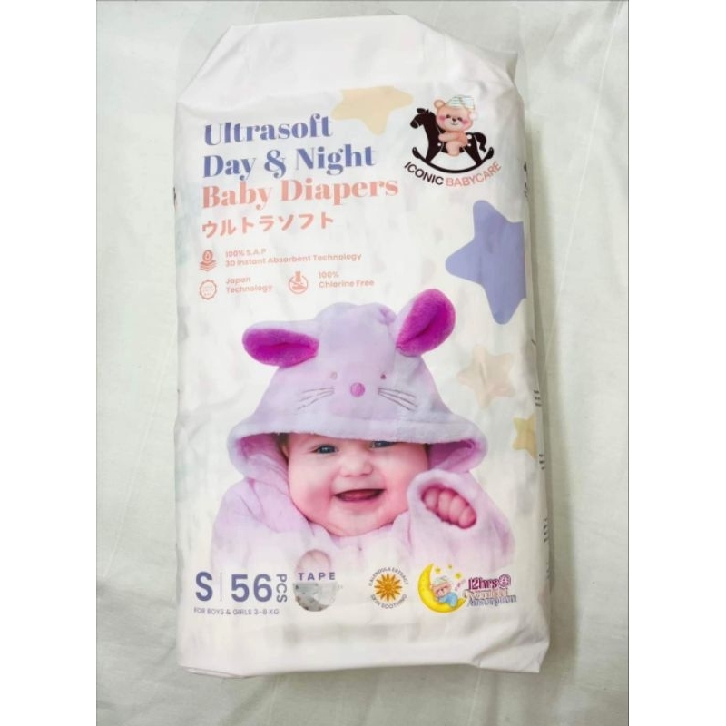 [Ready Stock] Iconic Babycare / Super Premium Tape Diaper (Soft and ...